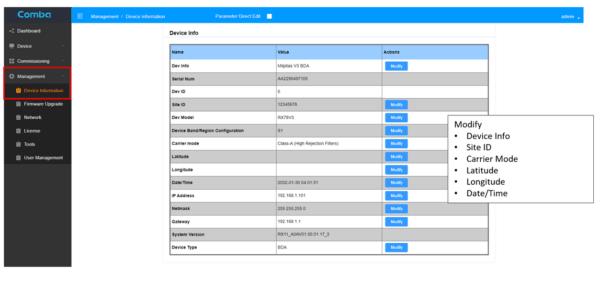 How to Commission The Comba V3 Class A BDA with the Internal Software ...