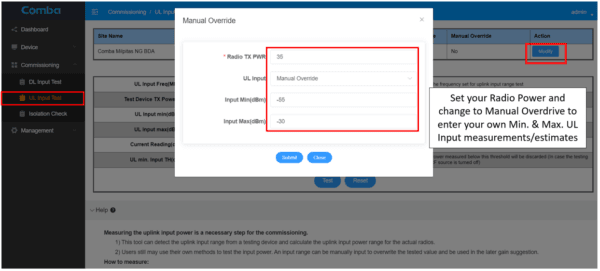 How to Commission The Comba V3 Class A BDA with the Internal Software ...