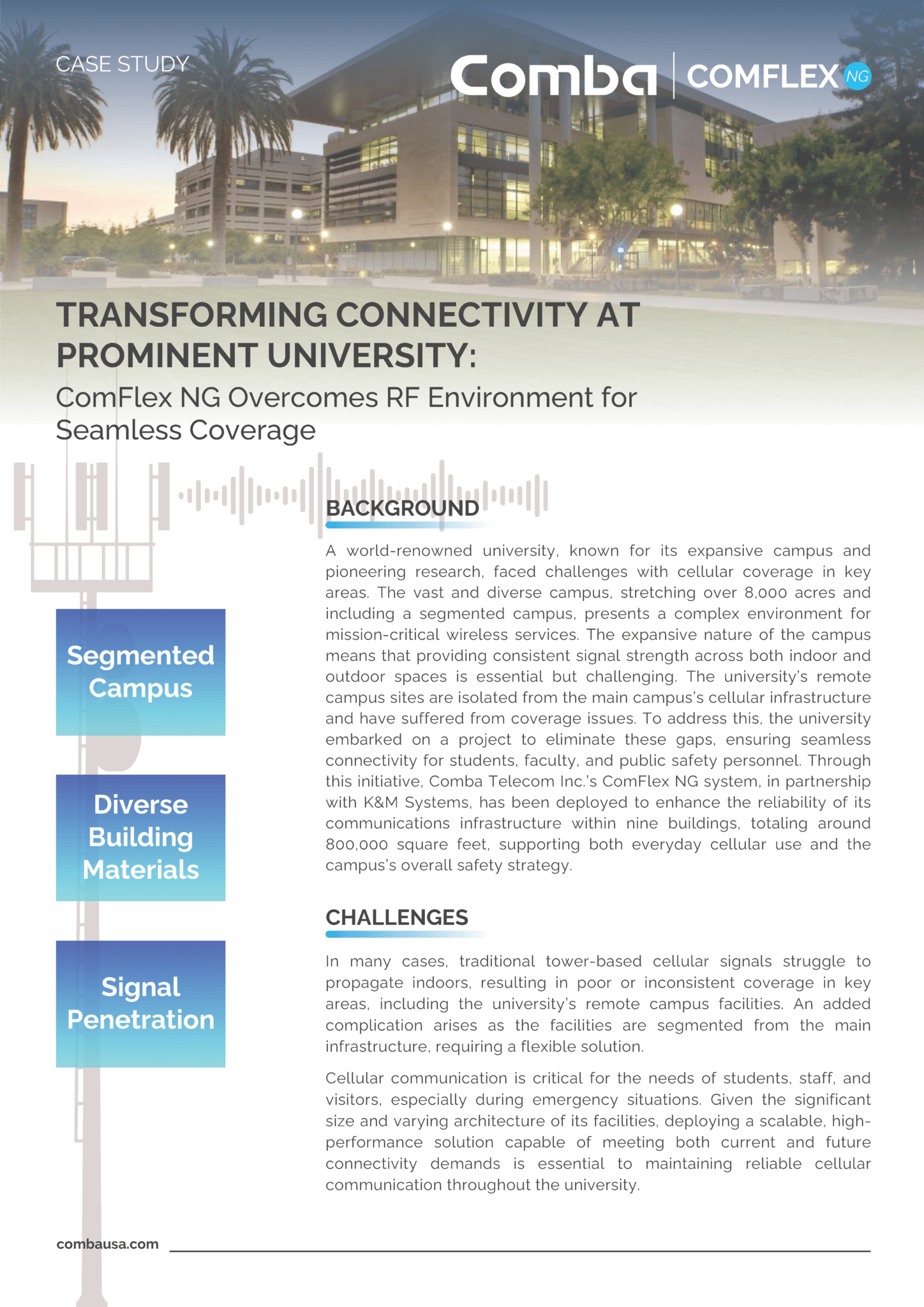ComFlex NG – University Campus – Case Study