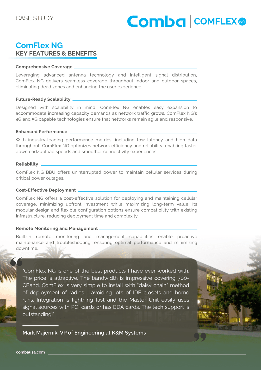 ComFlex NG – University Campus – Case Study